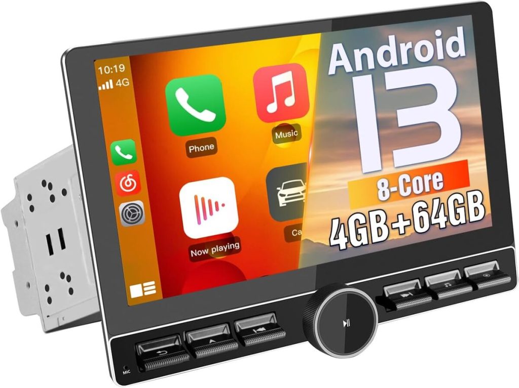 Test autoradio Android 13 écran 10.6'' avec GPS et Carplay